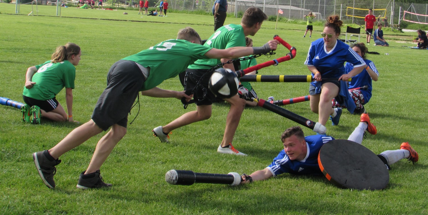 Jugger, organisiert vom Treffpunkt MIKADO - Kinder- und Jugendhaus Mikado